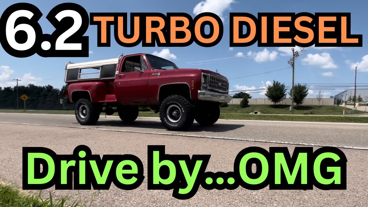 Squarebody 6.2 TURBO diesel drive by SOUNDS - YouTube