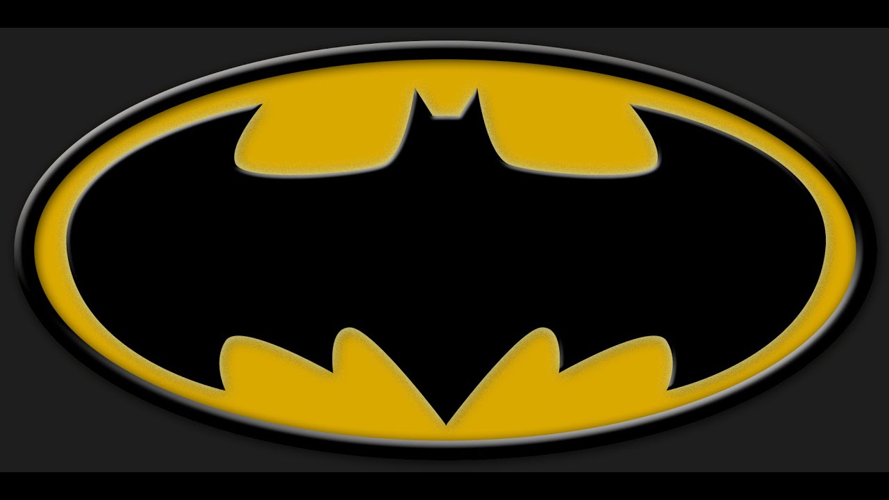 How to Draw a Classic Batman Logo using Photoshop - YouTube