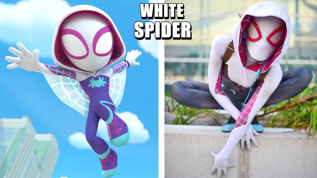 Spidey and His Amazing Friends in Real Life - YouTube