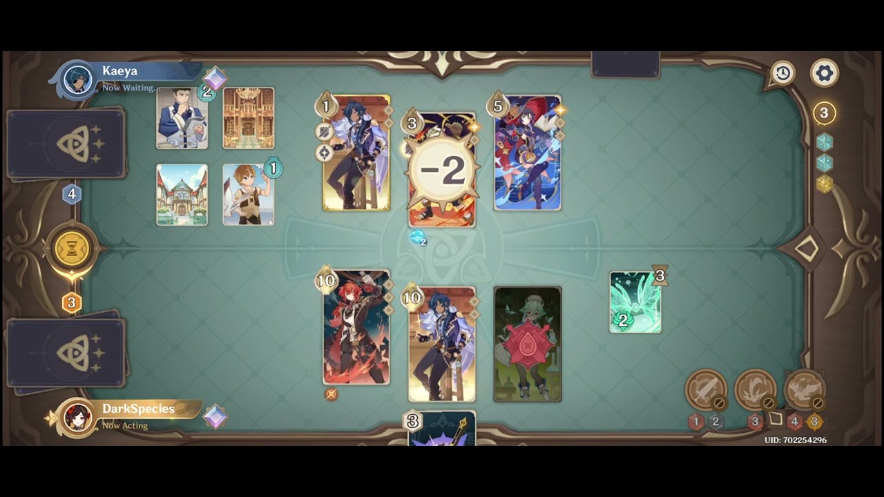 Kaeya TCG battle . I won . genshin impact. how do I get to level 2 ...