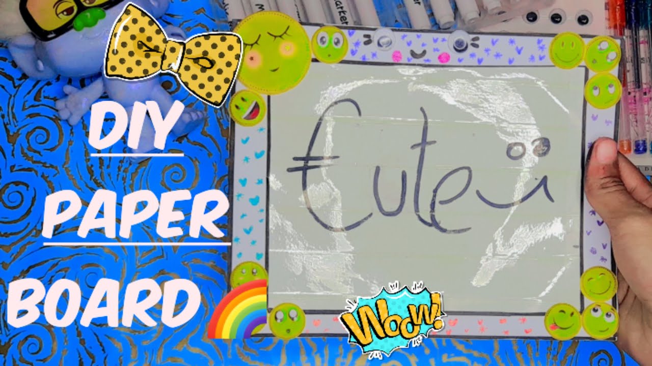 DIY paper board | paper craft | easy craft | cute craft | How to make ...