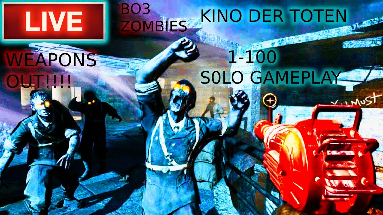 Black Ops 3 Zombies 100 Rounds Attempt /COD Zombies Walkthrough ...