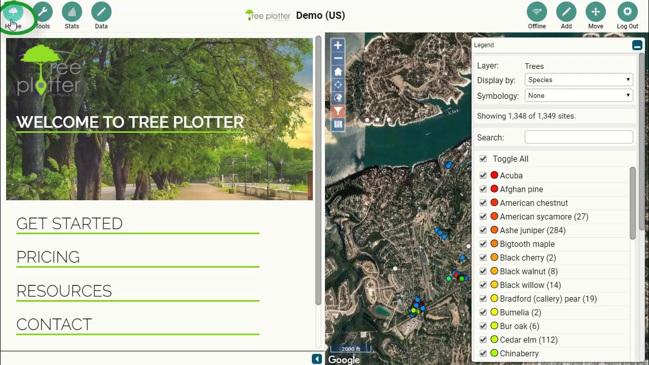 Tree Plotter Demo - YouTube