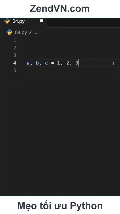 Mẹo tối ưu mã nguồn Python - 04 #python #hoclaptrinh #cntt #laptrinhpython #congnghethongtin ...