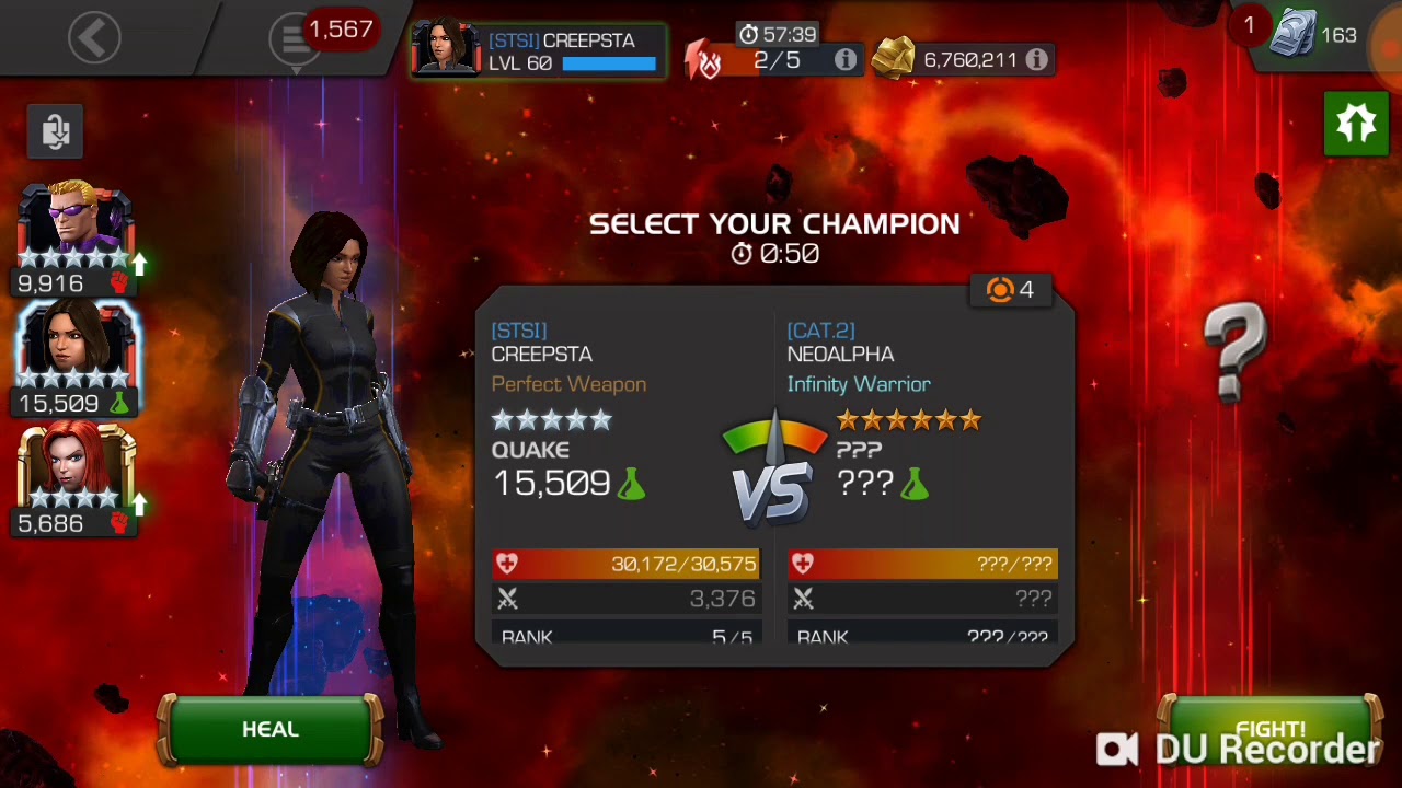 BEST QUAKE PLAYER ALIVE - CREEPSTA vs 6 star G Hulk Stun immune + Bane ...