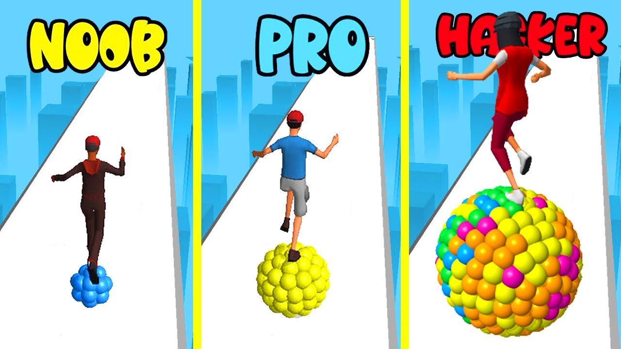 Ball of Balls - NOOB vs PRO vs HACKER | Gameplay iOS, Android (All ...