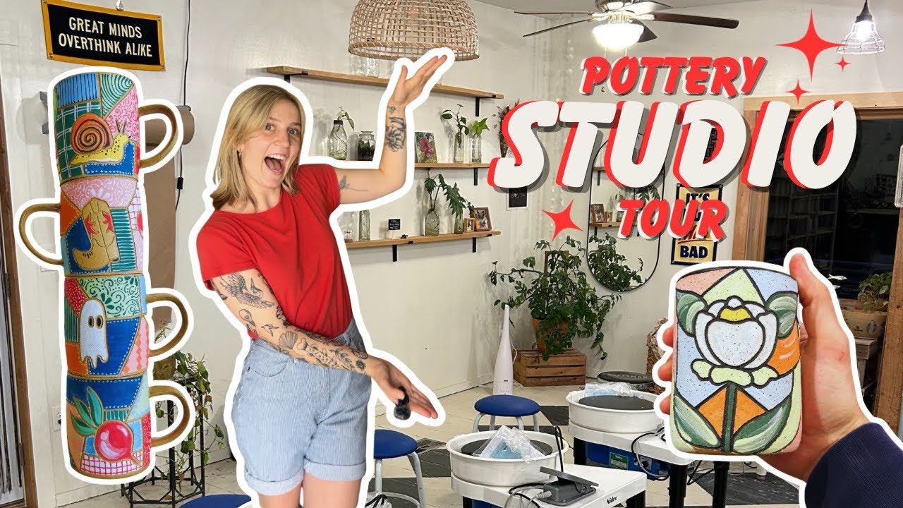Pottery Studio Tour | My Ceramics Studio in CT - YouTube