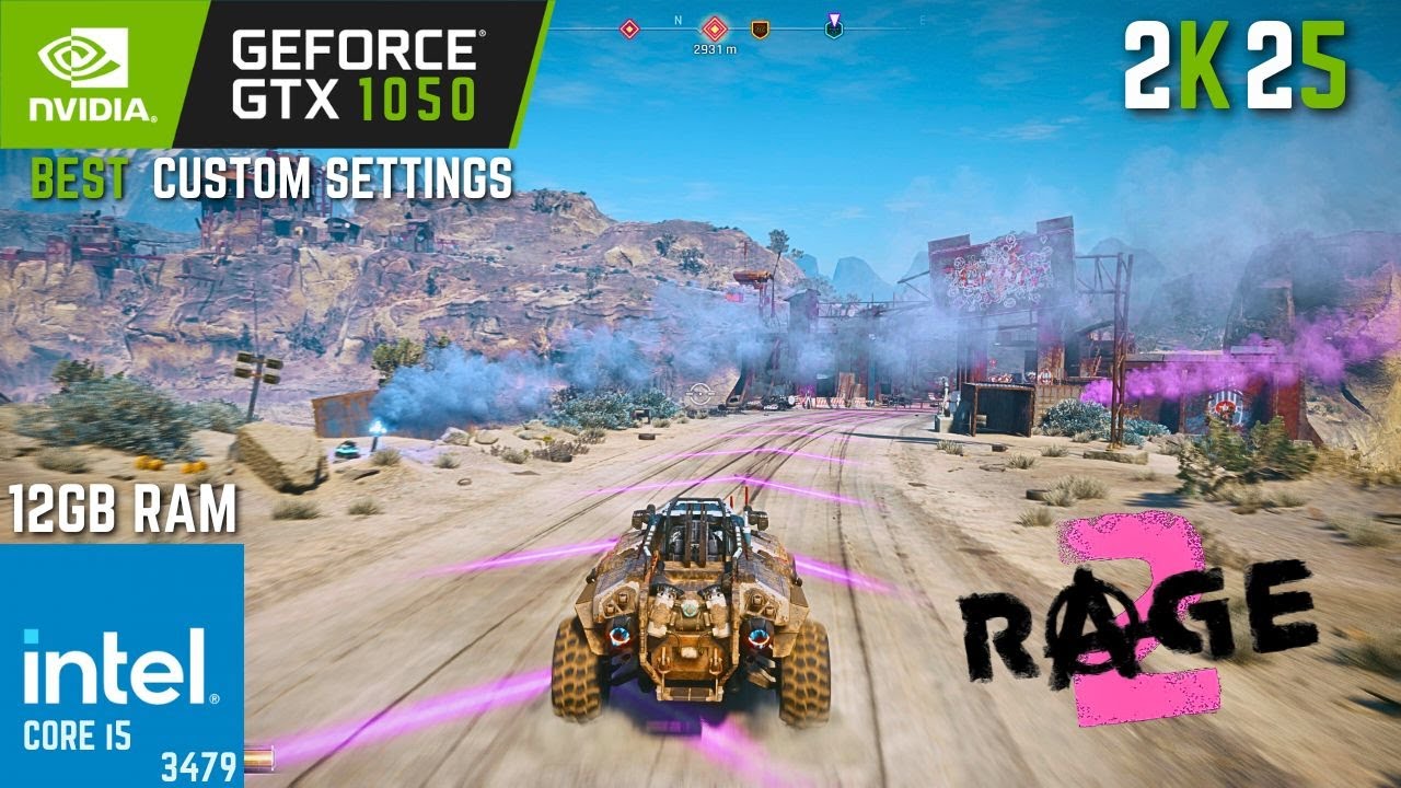 Rage 2 | GTX 1050 2GB with Core i5 3470 & 12 GB Ram - YouTube