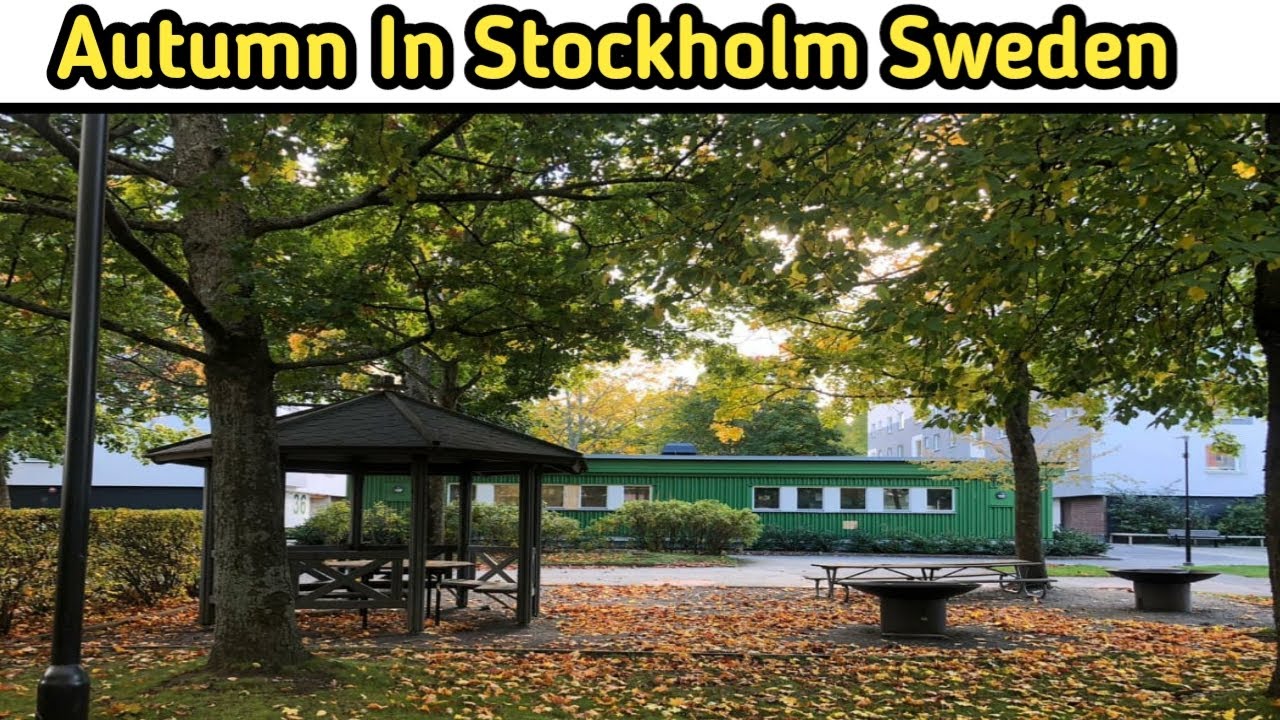 Autumn In Stockholm Sweden || Autumn Colors In Stockholm || Stockholm ...