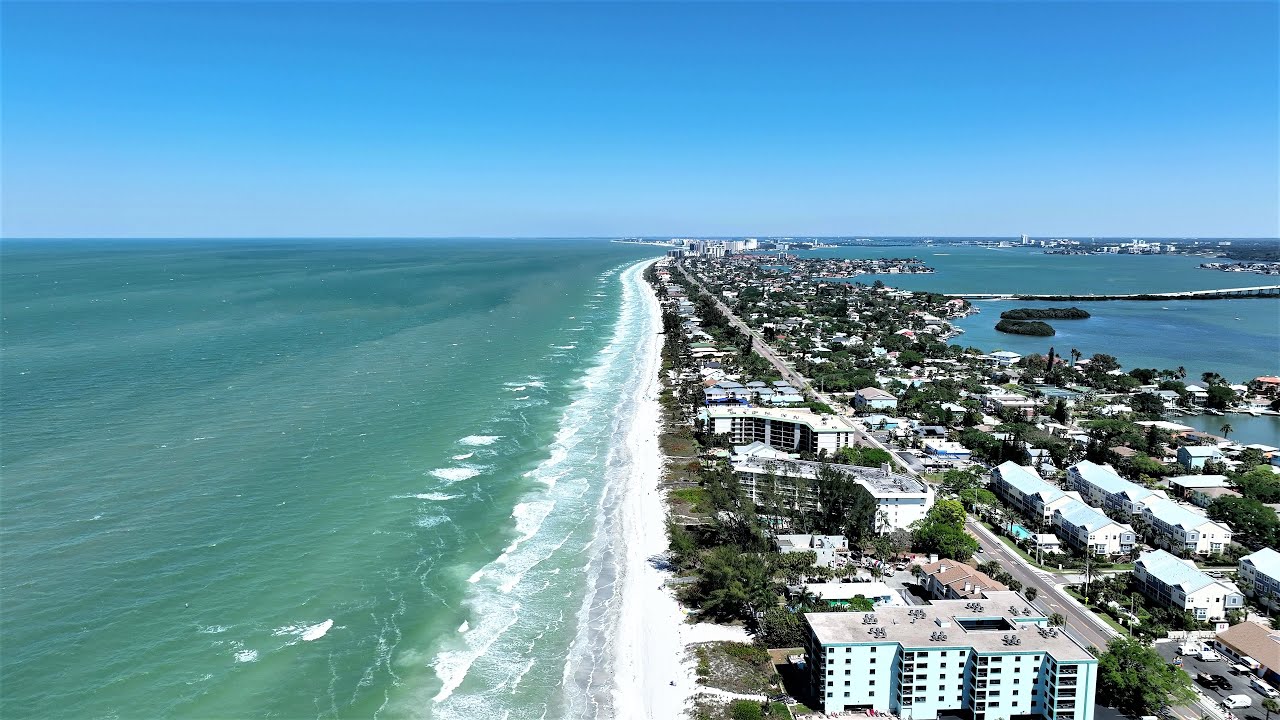 Island Millwork Flying Over Indian Rocks Beach Florida - Pinellas ...