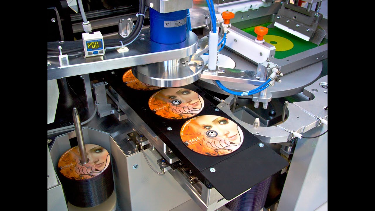 Tapematic 2Print mini - Optical Media UV Digital Printer - YouTube