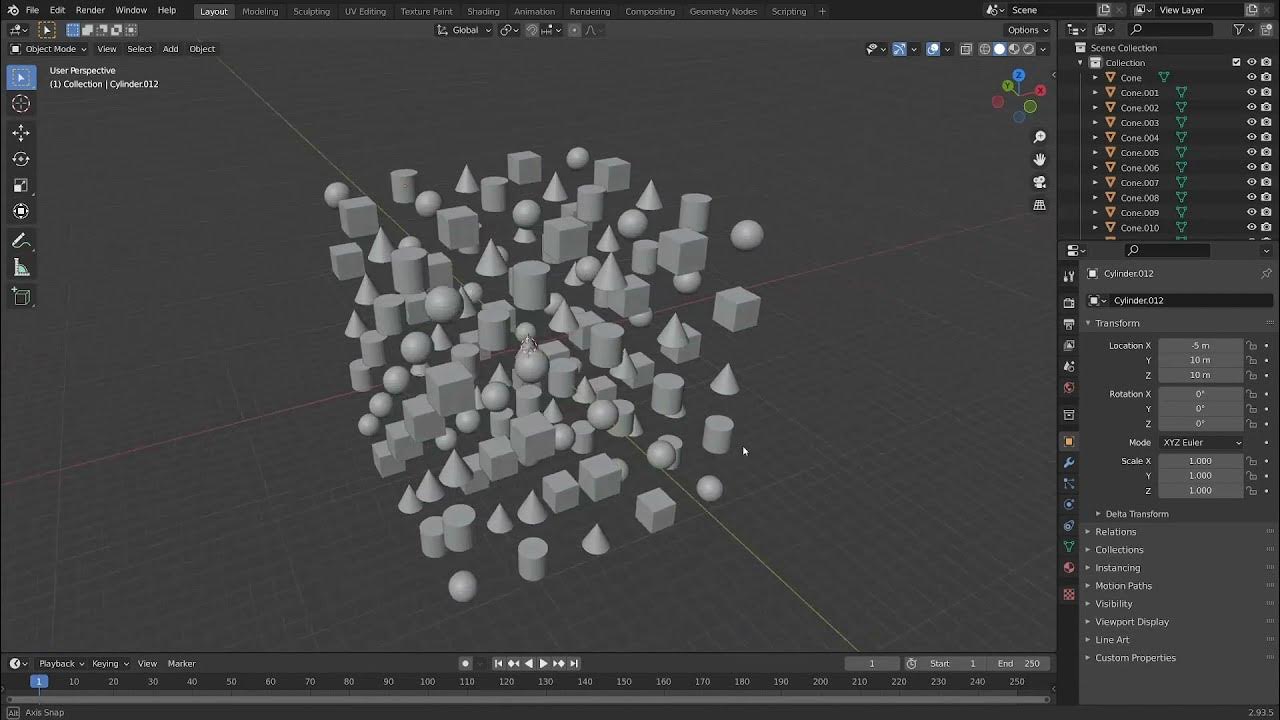 First steps with scripting in Blender - YouTube