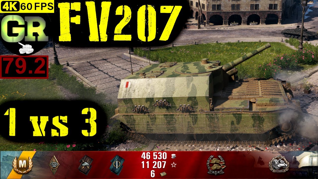 79_World of Tanks FV207 WoT Replay - 4 Kills 2.9K DMG(Patch 1.5.0 ...