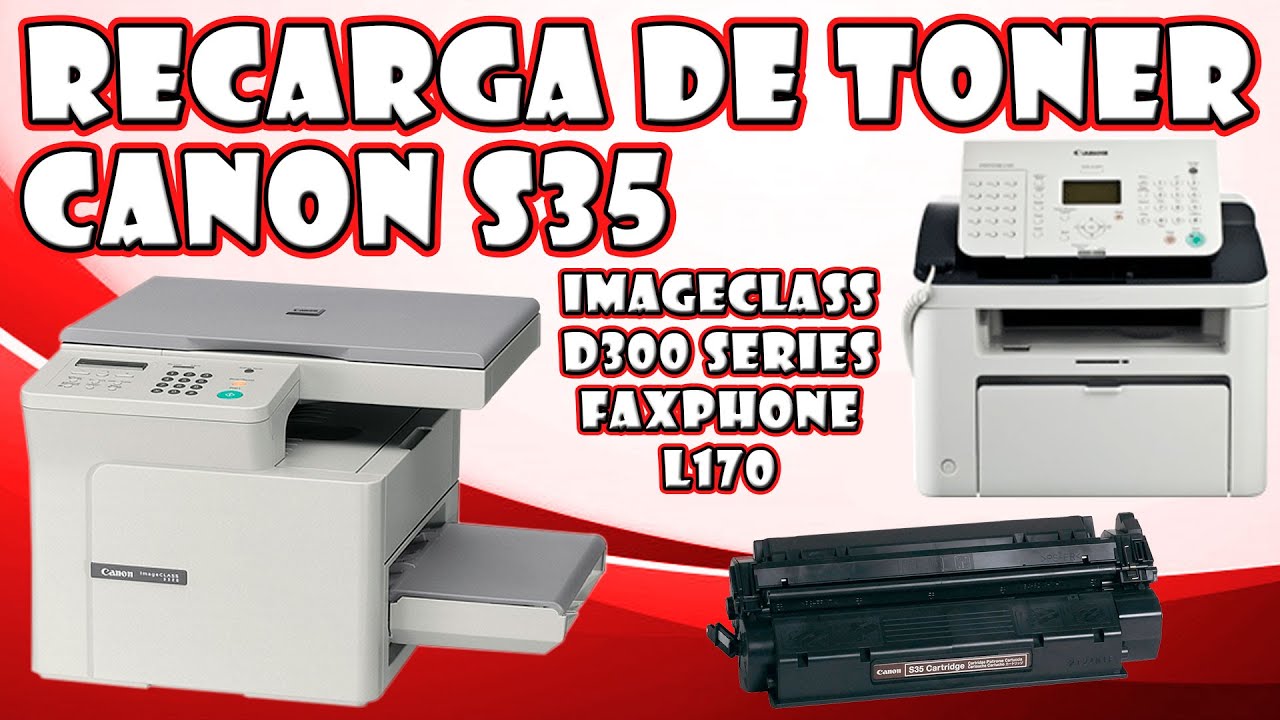 CANON S35, VIDEO TUTORIAL PARA LA RECARGA │ REFILL DE CARTUCHO CANON ...