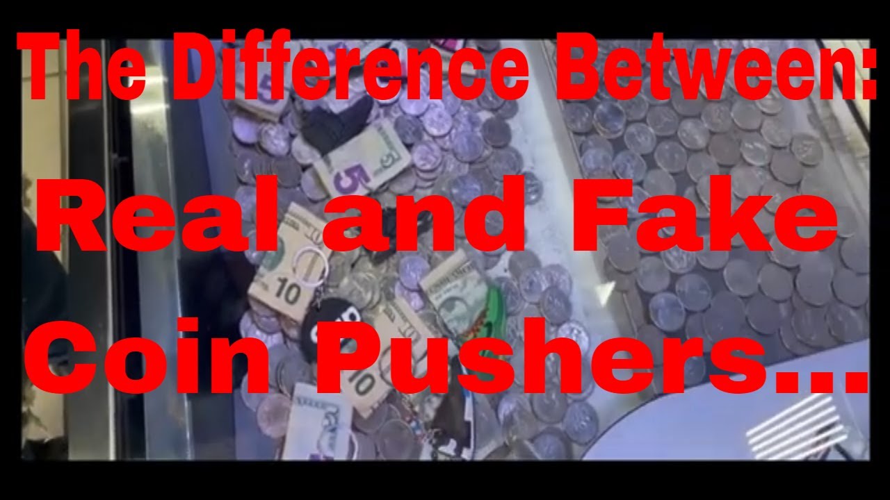 The Diffrence Between A Real Or Fake Coin Pusher (Must See) coin pusher ...