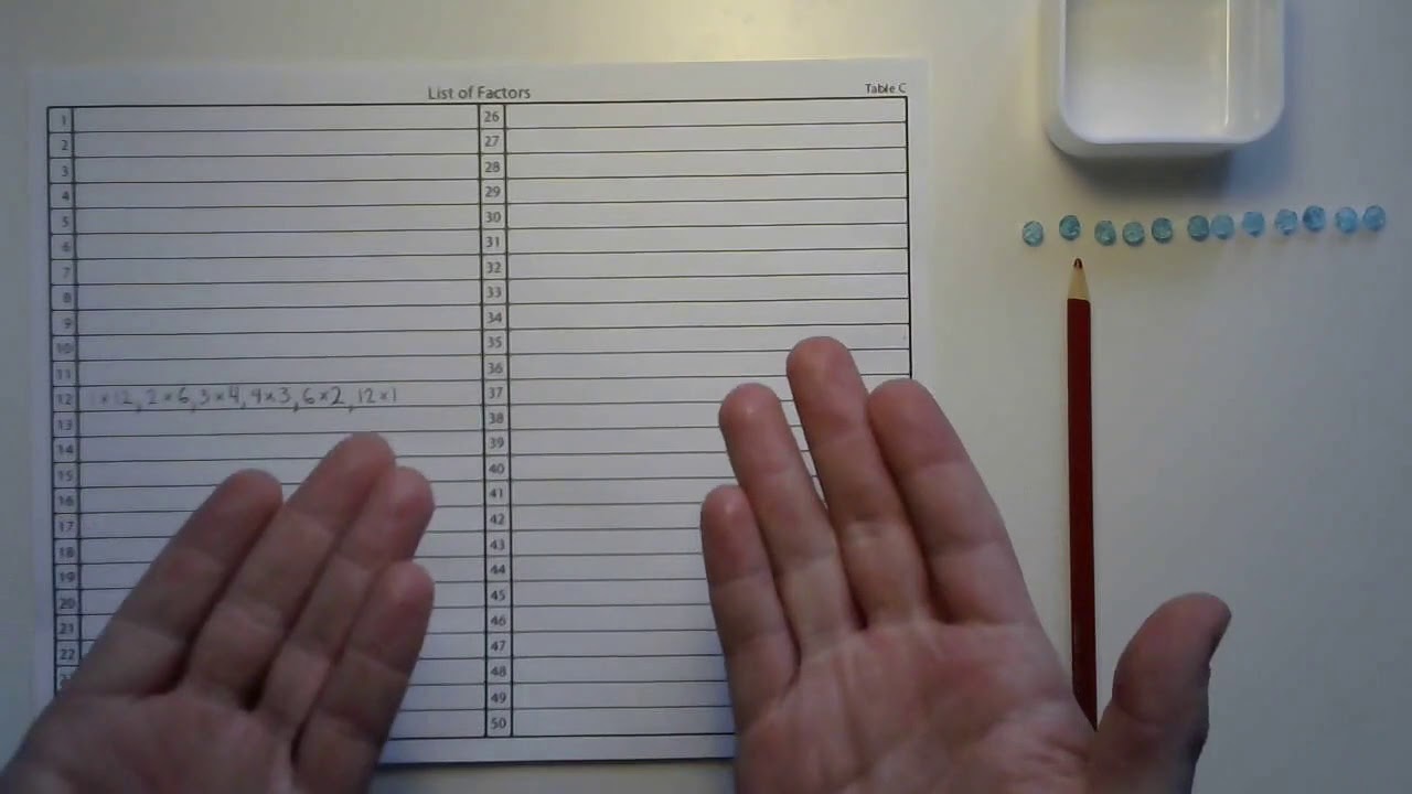 Table C and D and Prime Numbers - YouTube