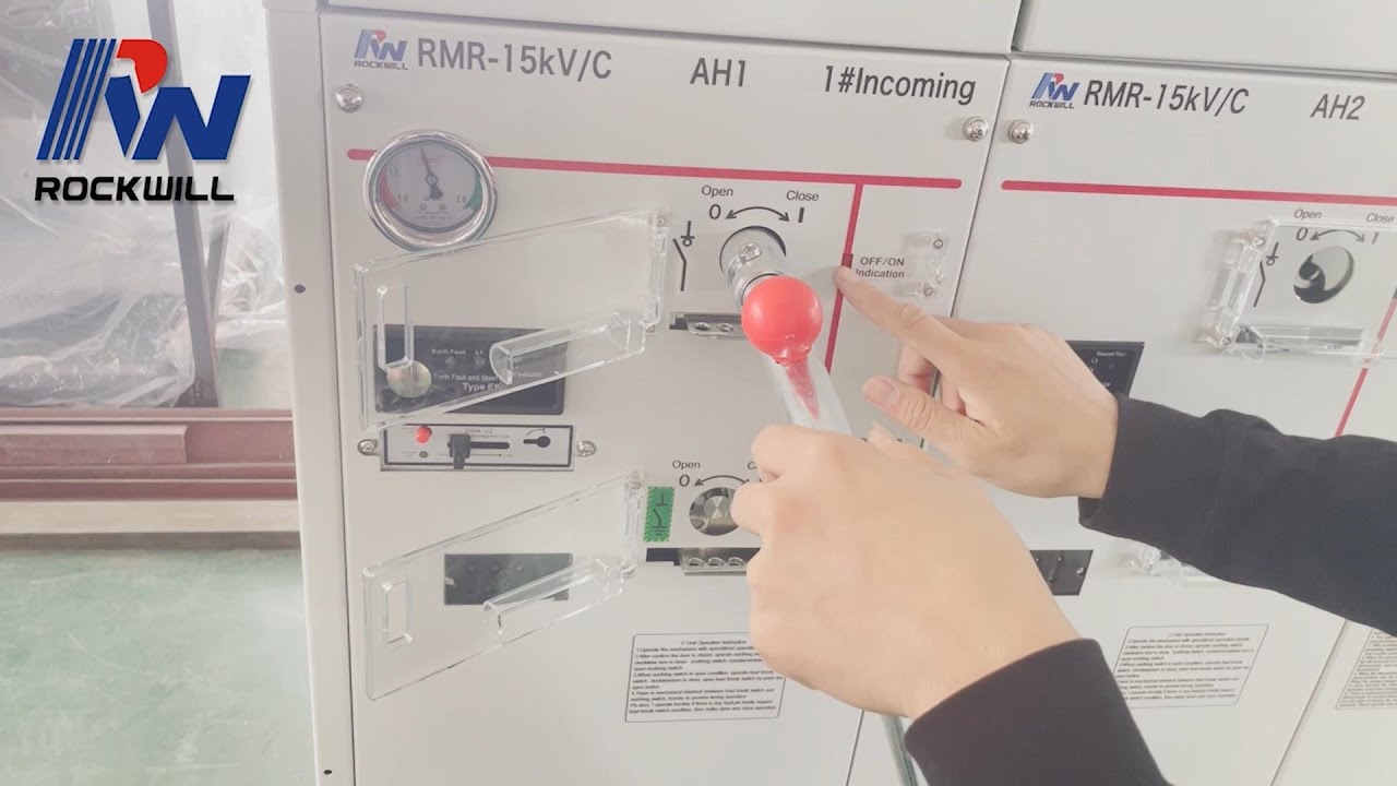 15kV CCV Ring Main Unit RMU Introduction and Operation - YouTube