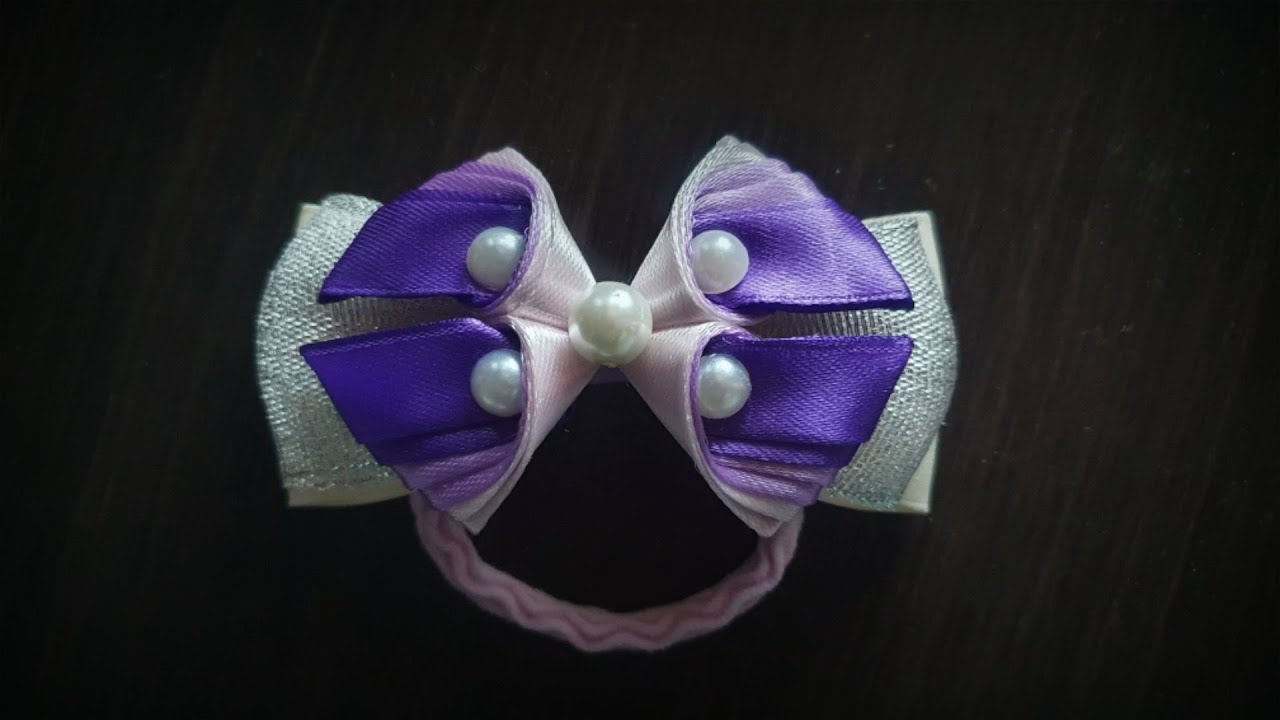 diy simple ribbon | easy making ribbon | handmade ribbon - YouTube