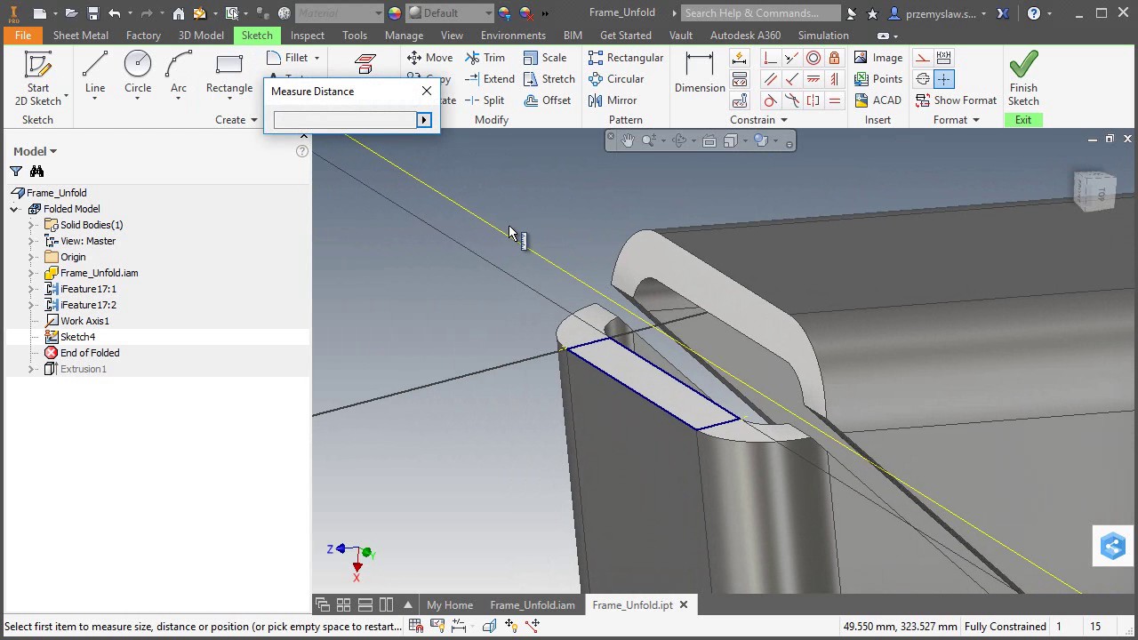 Autodesk Inventor - Rozwinięcia profili - YouTube
