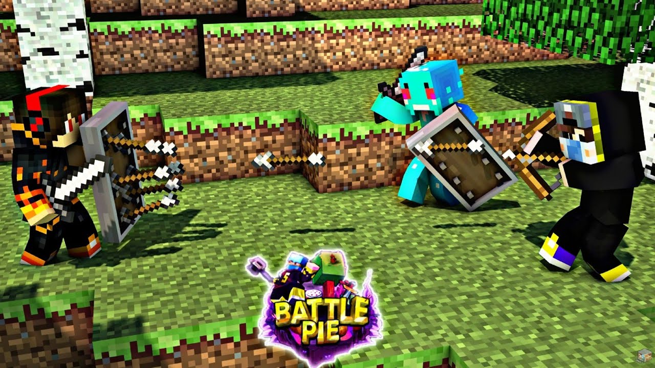 Minecraft PVP War In Battle Pie Server Epic Fight - YouTube