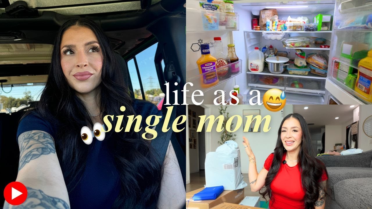 single mom life: school drop off routine + package UNBOXING baby ...