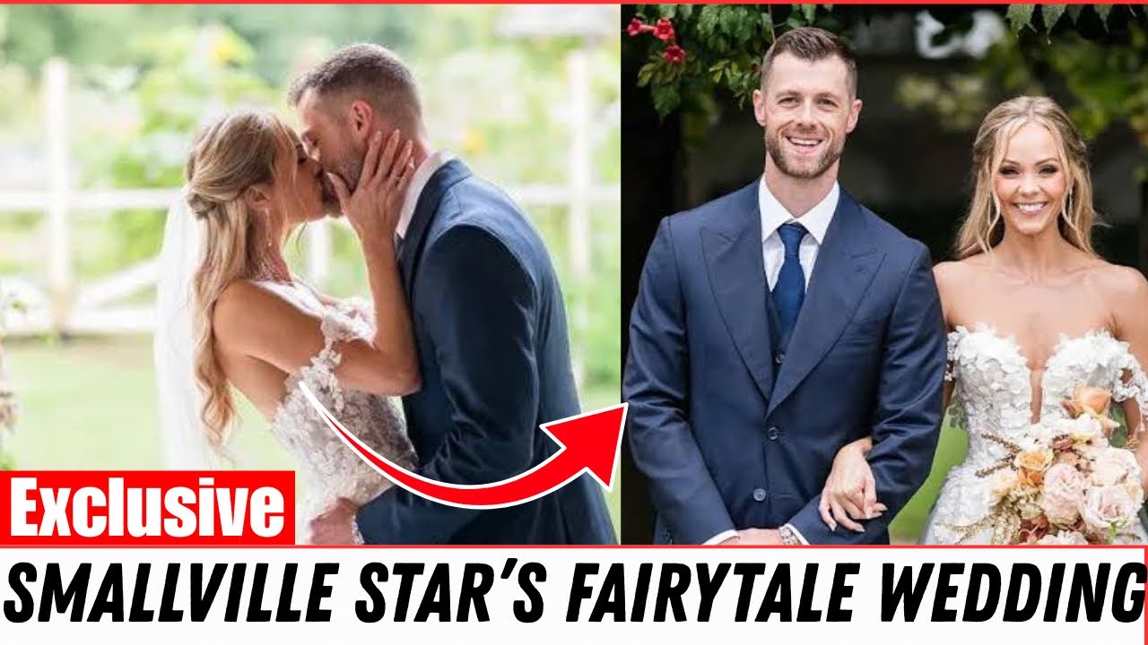 Smallville Star Laura Vandervoort Marries Adam Coates in Rustic ...