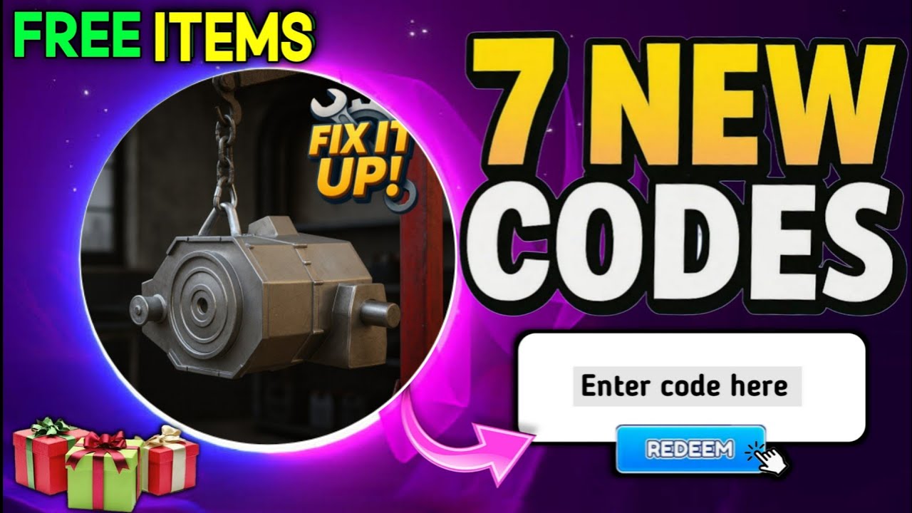 ⚠️SECRET CODES⚠️FIX IT UP CODES IN NOVEMBER 2025 - ROBLOX FIX IT UP ...