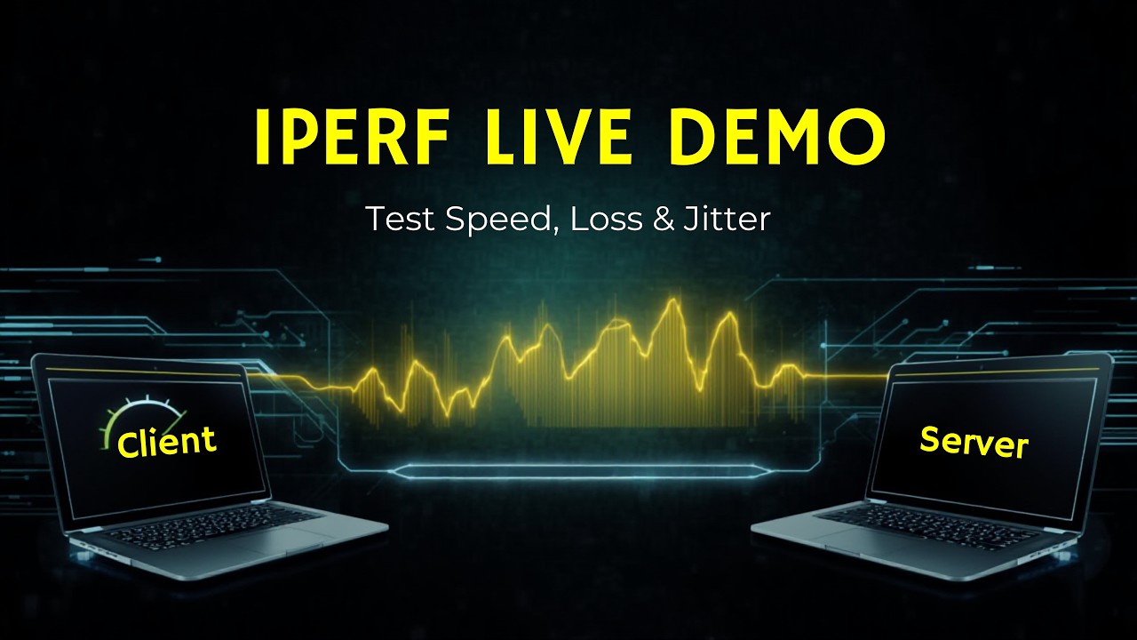 iPerf Explained with Live Demo | Test Network Speed, Loss & Jitter # ...