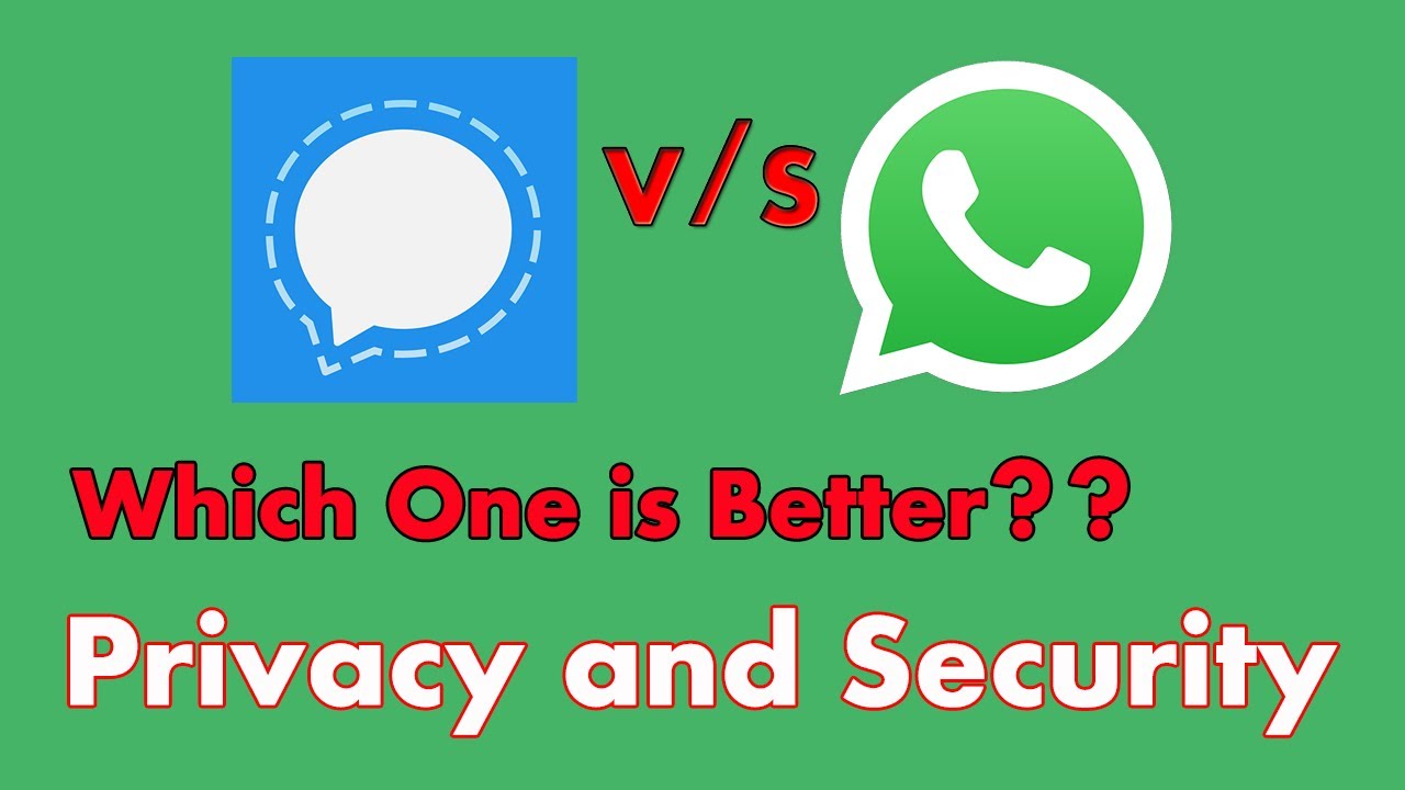Best Messaging App | Whatsapp VS Signal | Best Whatsapp Alternative ...