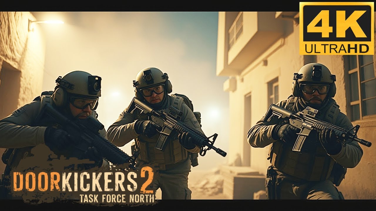 Door Kickers 2: Task Force North - Mission RESCUE AT DAWN | Tactical Gameplay in 4K 🎯 BEST TIME ...