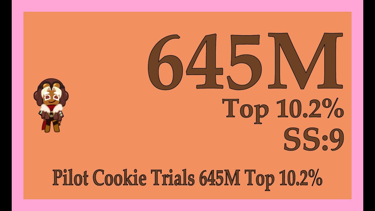CROB Pilot Cookie Trials 645M Top 10.2% | Jinx lol | Cookie Run ...