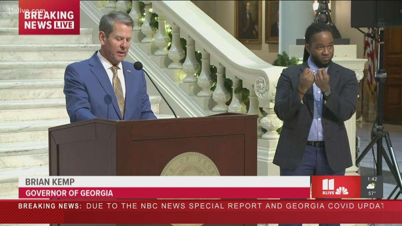 Gov. Brian Kemp says he continues to stand with Trump - YouTube