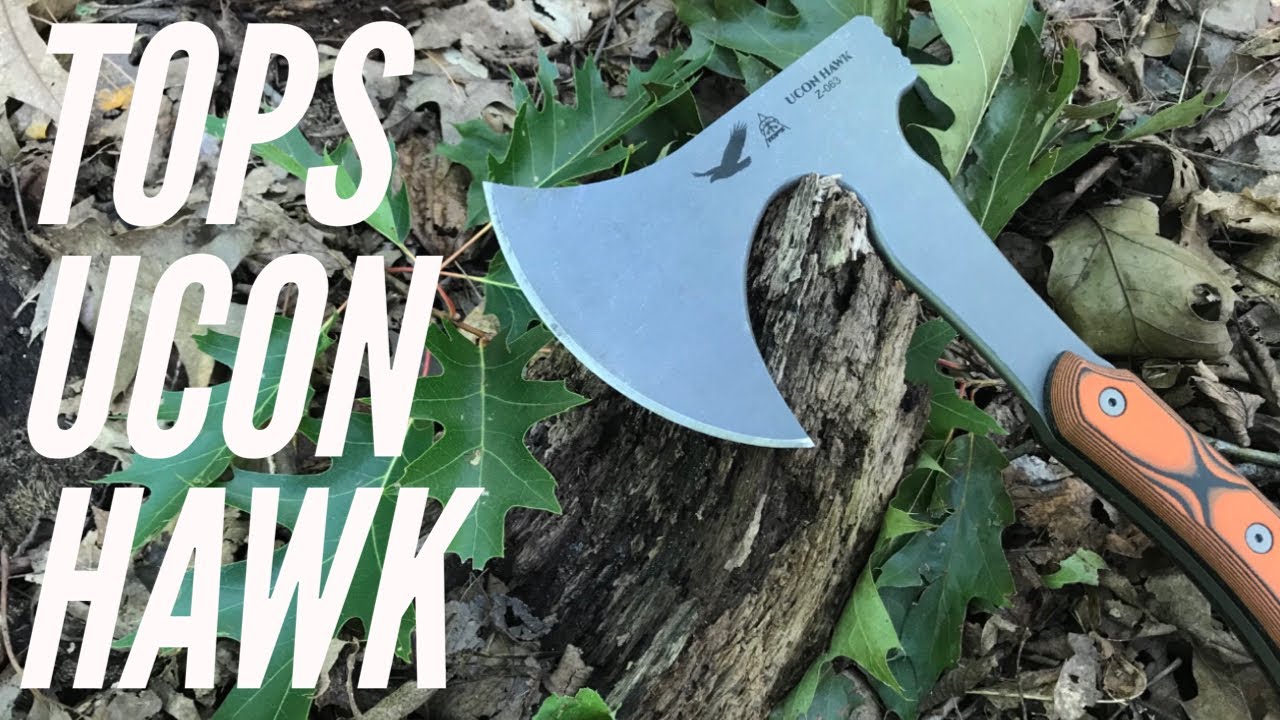 TOPS Ucon Hawk: Campsite, Bushcraft Tool in 1095 Steel With NEW ...