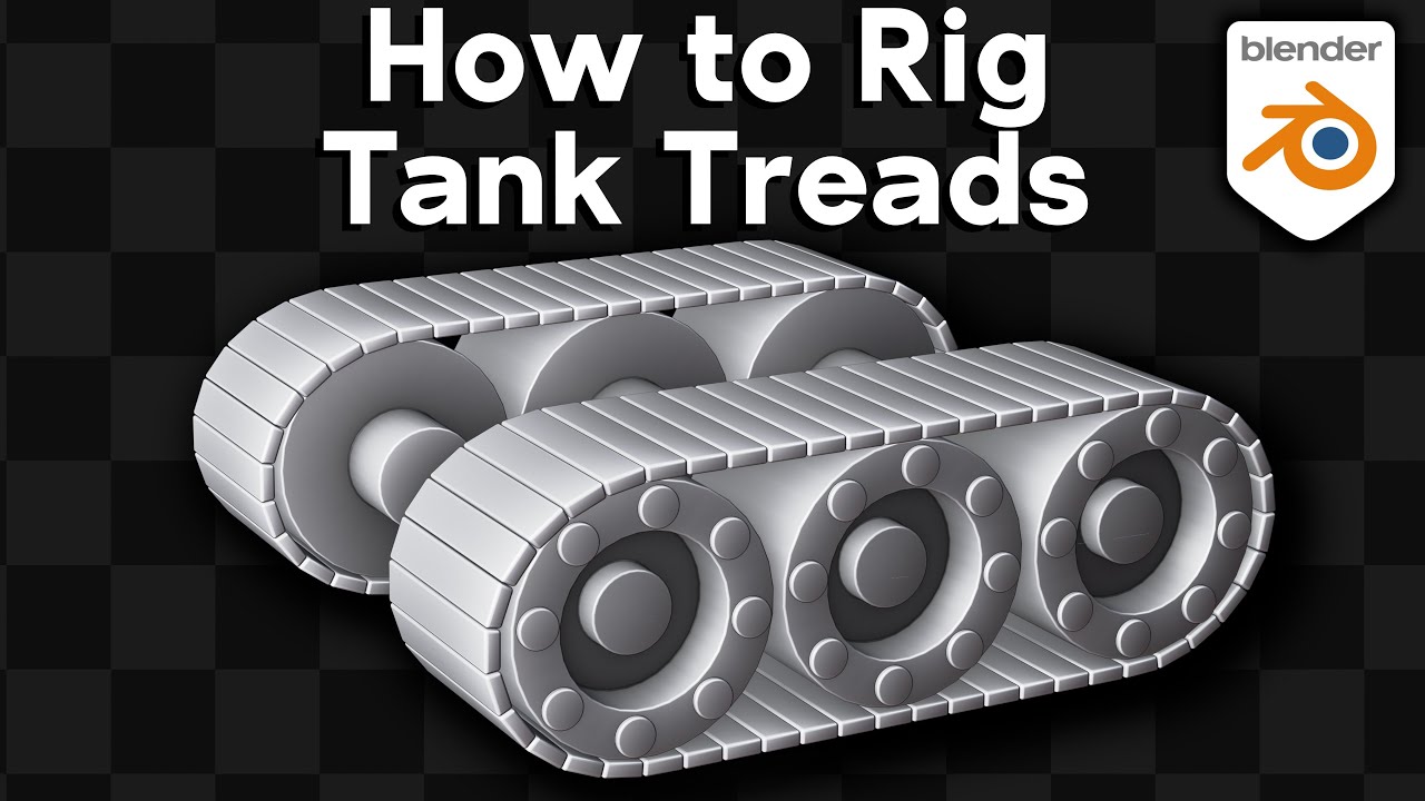 How to Create Rigged Tank Treads in Blender (Tutorial) - YouTube