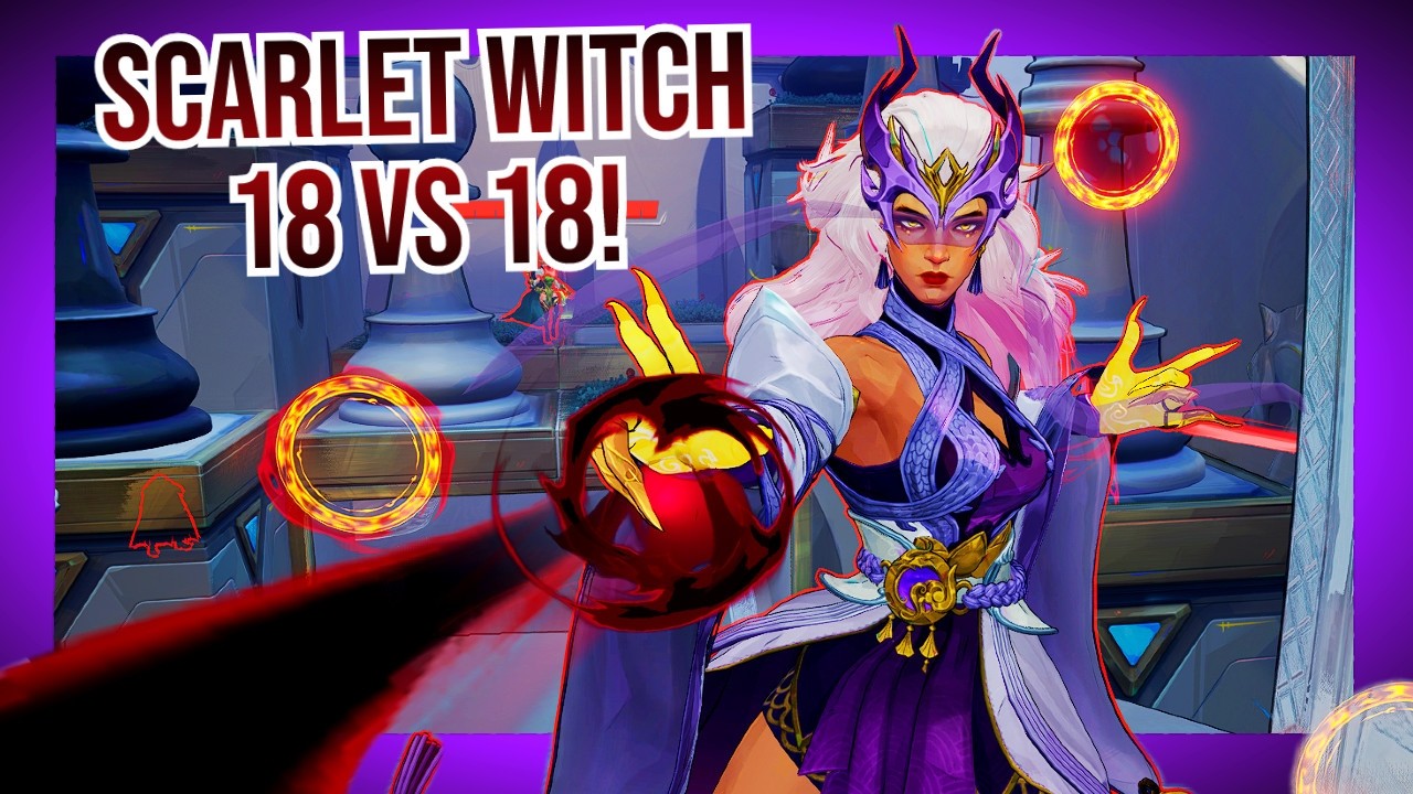 The stun buff feels so good! Scarlet Witch 18 vs 18! - Marvel Rivals ...