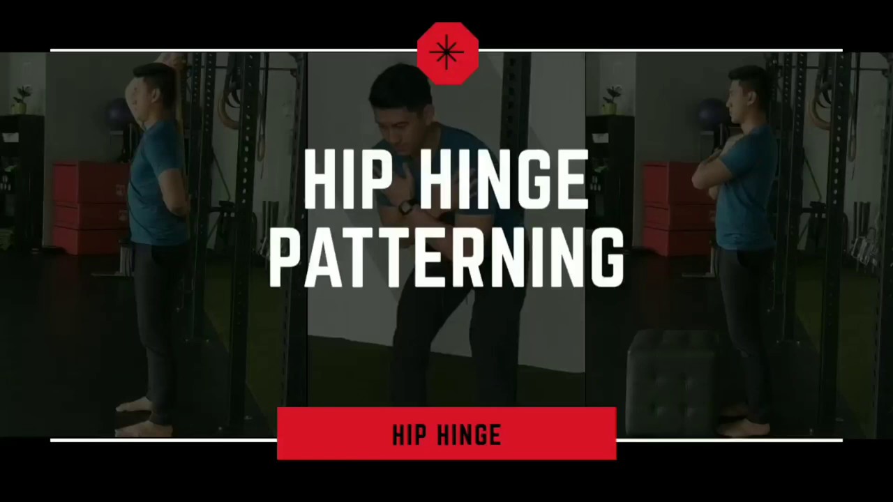 Hip Hinge Patterning | Hip Strengthening - YouTube