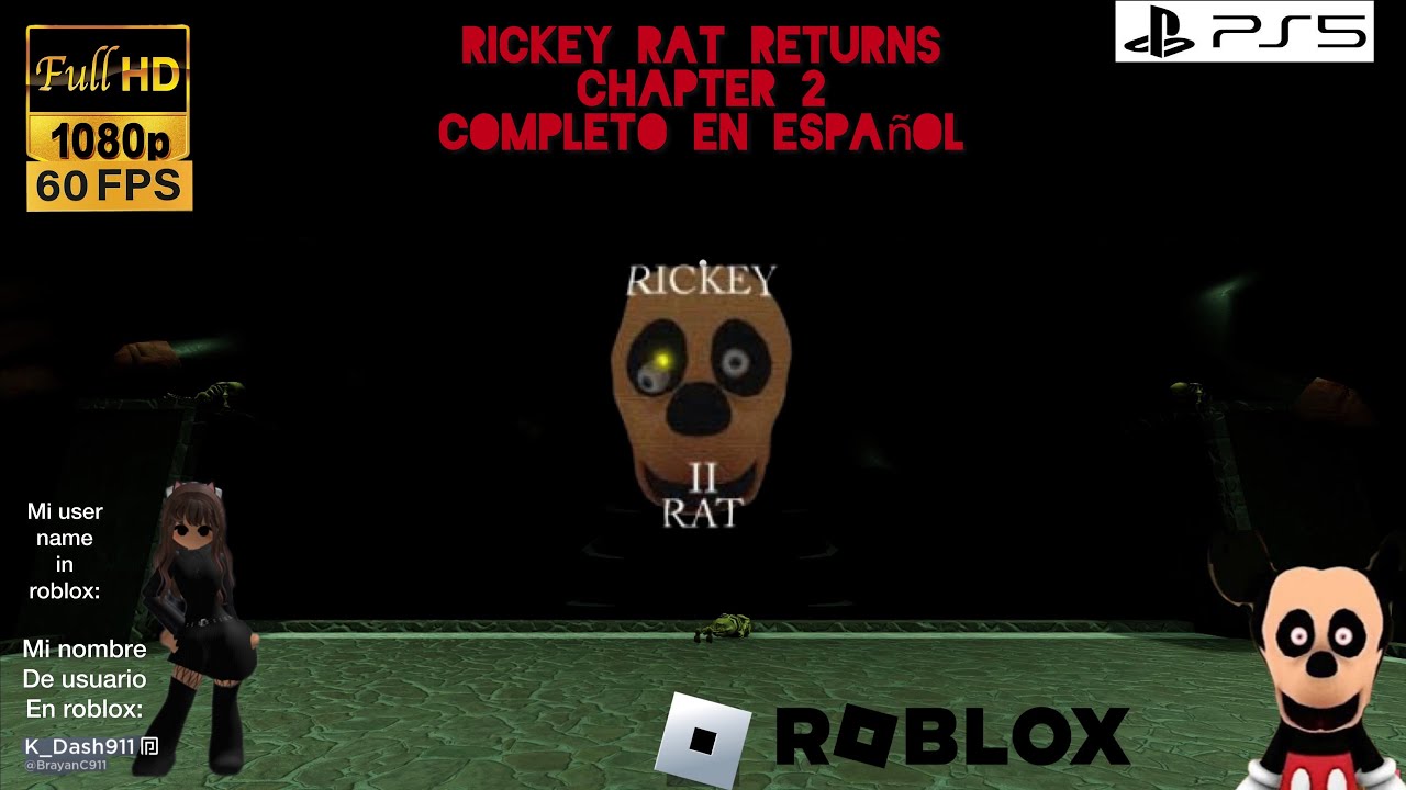 ROBLOX: Rickey Rat Returns | capítulo 2 completo en PS5 | español ...