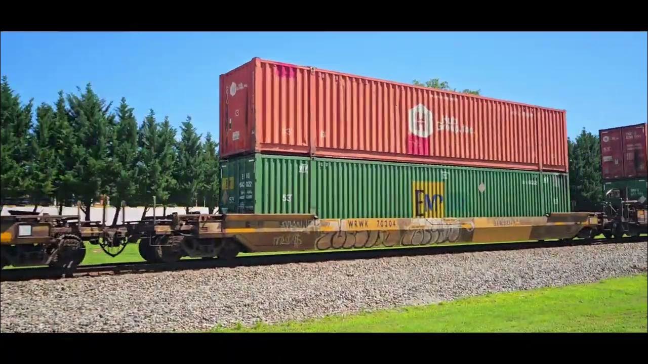 Saturday's Railfan Action in Taylors, SC w/NS 27A, 283, 28R, and 243 with 2 BNSF GEVOS - YouTube