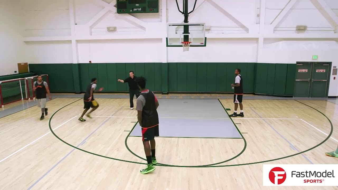 Gonzaga Basic Pick And Roll Continuity - YouTube