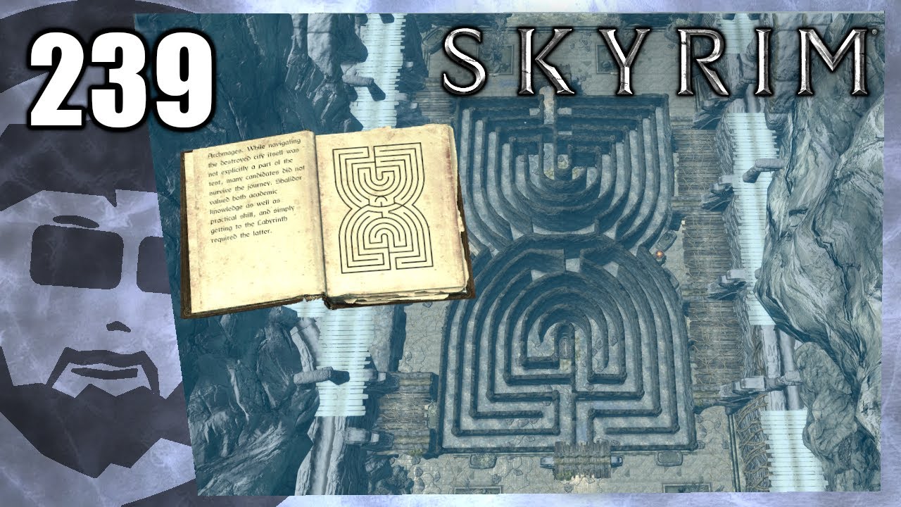 Navigating Through Shalidor's Maze | Skyrim SE Vanilla | BigVlad Plays | Part 239 - YouTube