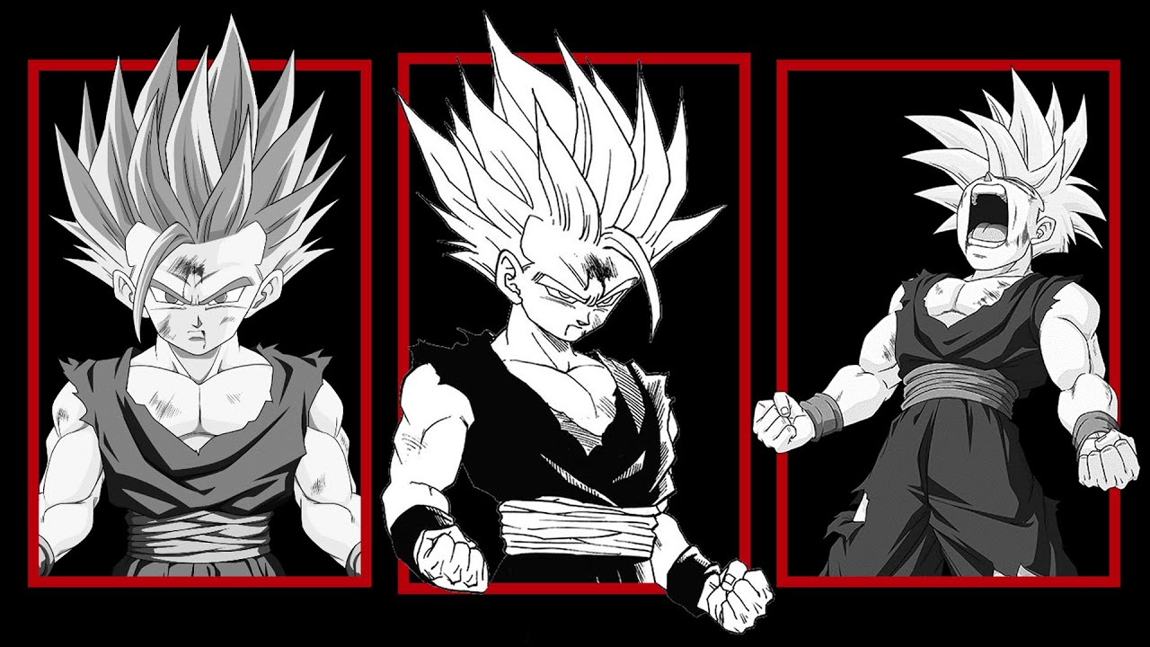 Gohan se Transformándose en Super Saiyajin 2 Manga | #gohan #ssj #cell ...