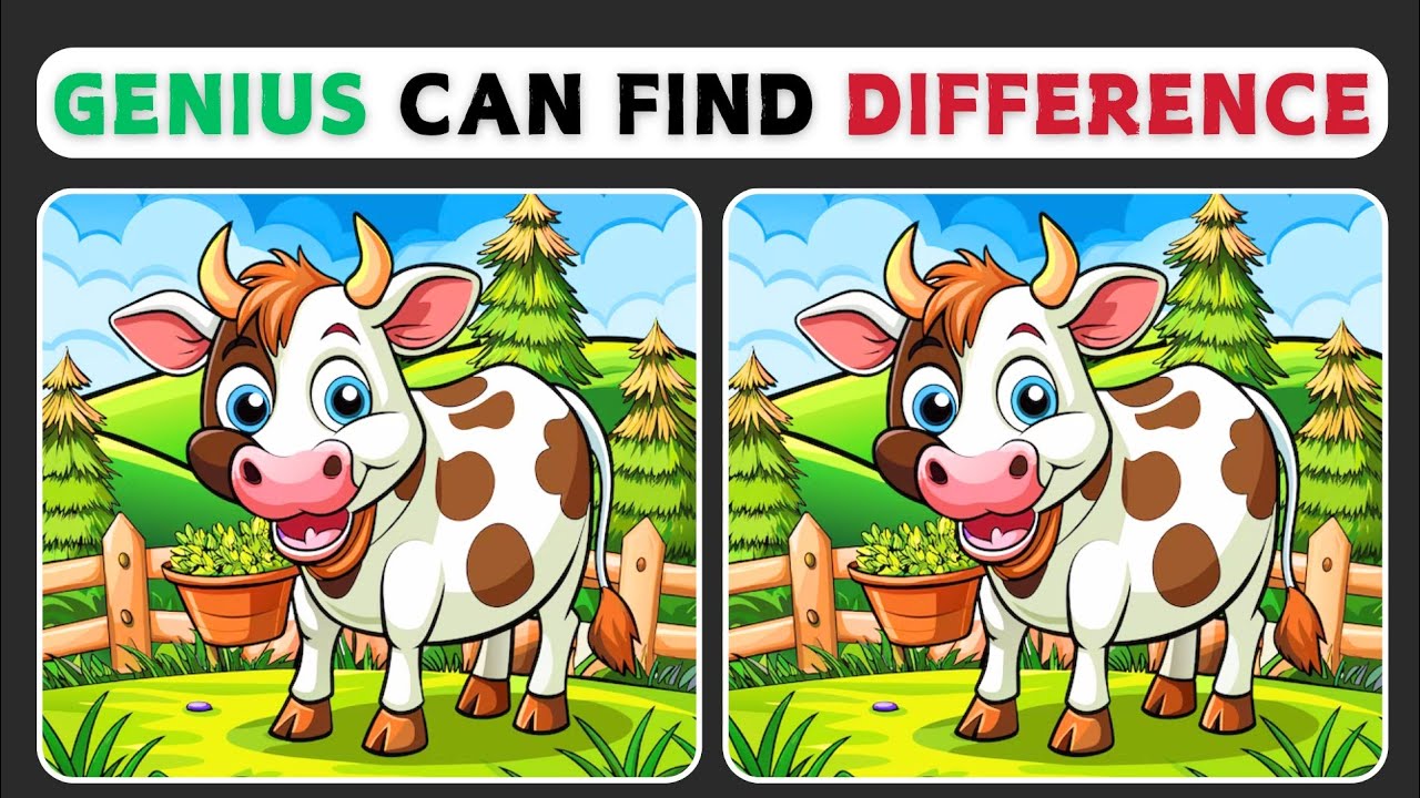 🤓 Spot The Difference ⏰ Find The Three Difference | Quiz and Quest ...