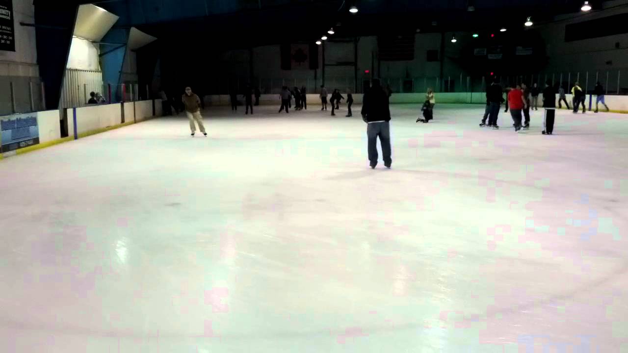 Big Johnson Ice Skating - YouTube