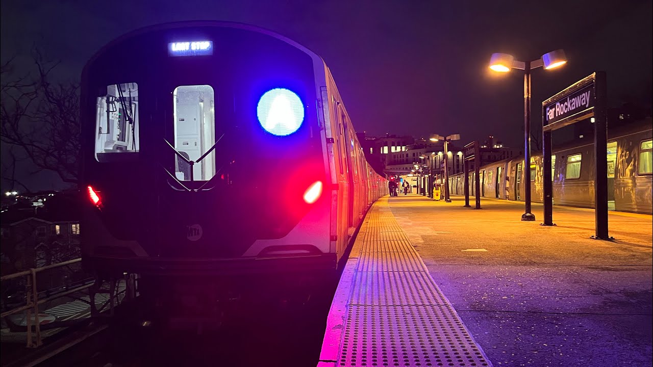 R211A A train not in service at Far rockaway - YouTube