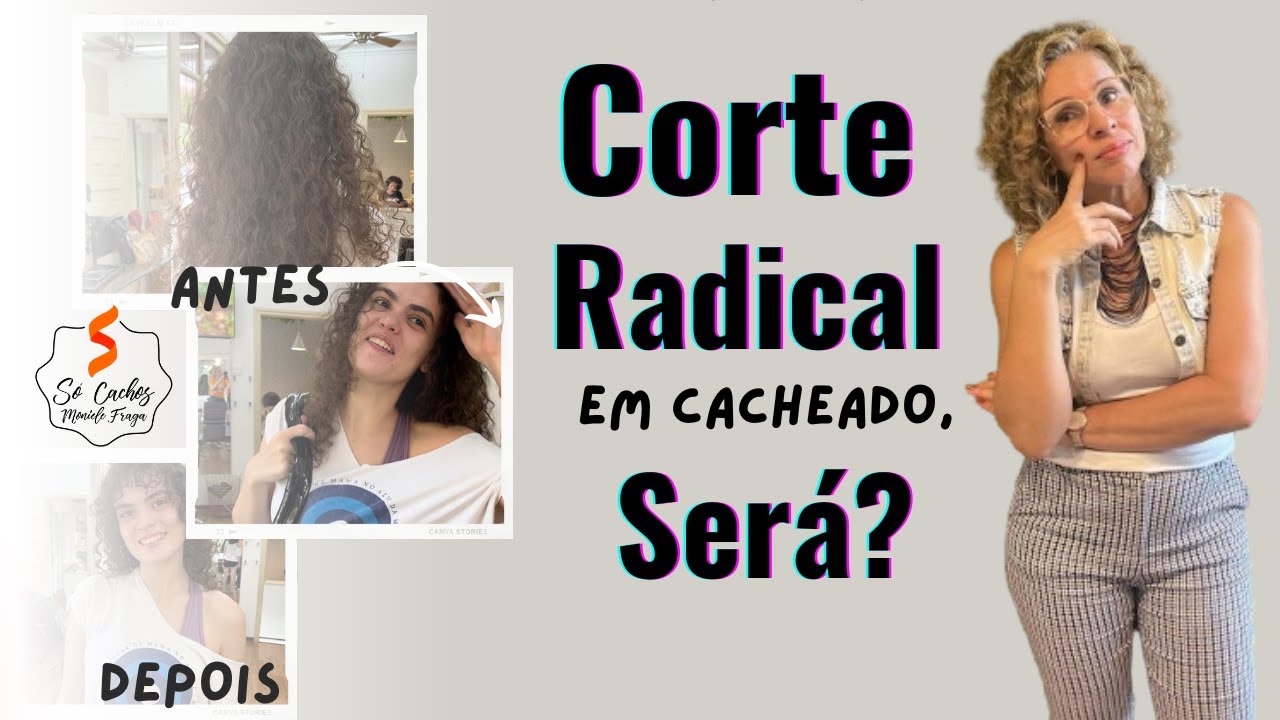 Como fazer um corte nos cachos bem Radical , segundo a Marina Soares # ...