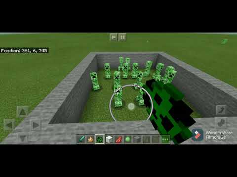 250 creepers v/s 20 cats in minecraft - YouTube