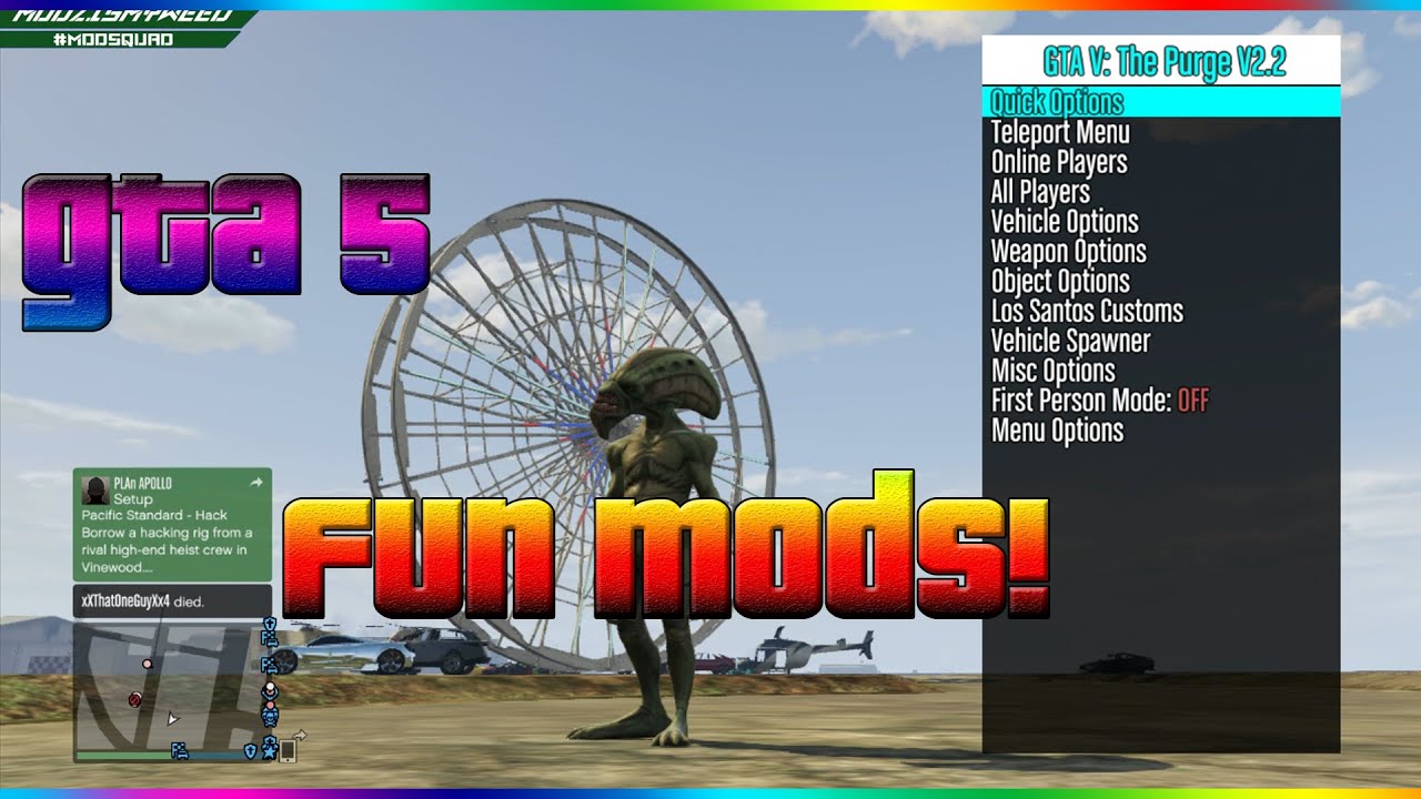 GTA 5 - FUN MODS! - YouTube