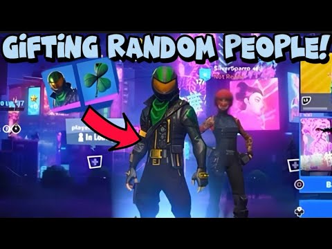 Gifting a random subscriber the Lucky Rider skin. - YouTube