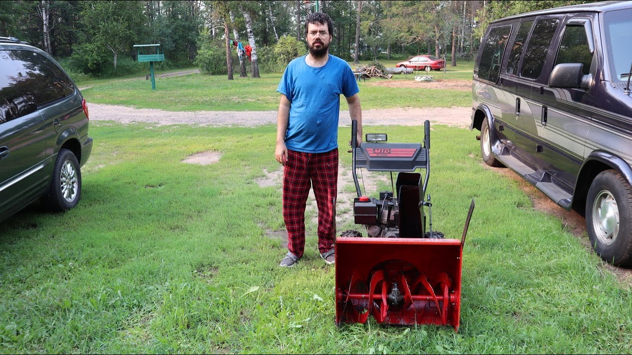 Snow Blower Disc Drive - "Friction Disc" Repair, MTD Snow Blower - YouTube