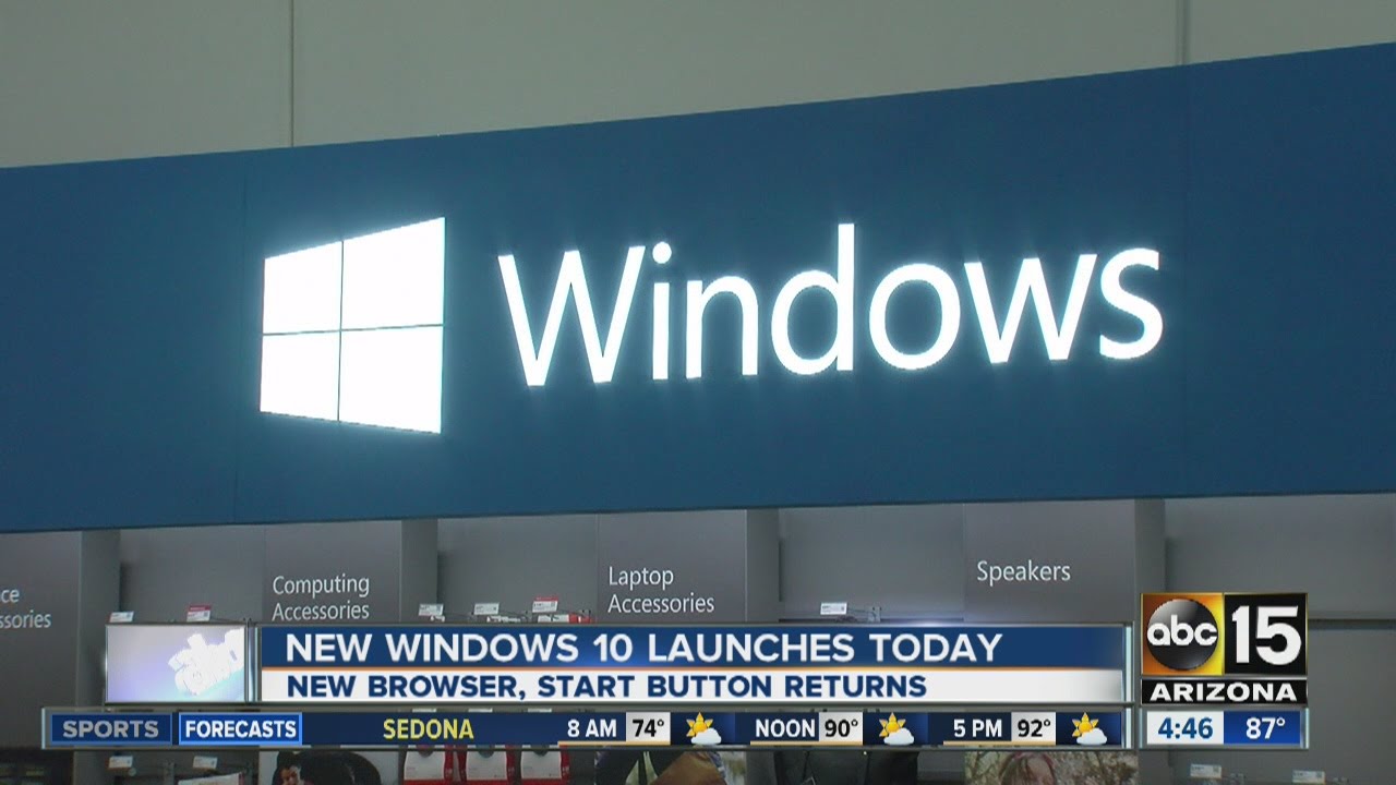New Windows 10 launches today - YouTube
